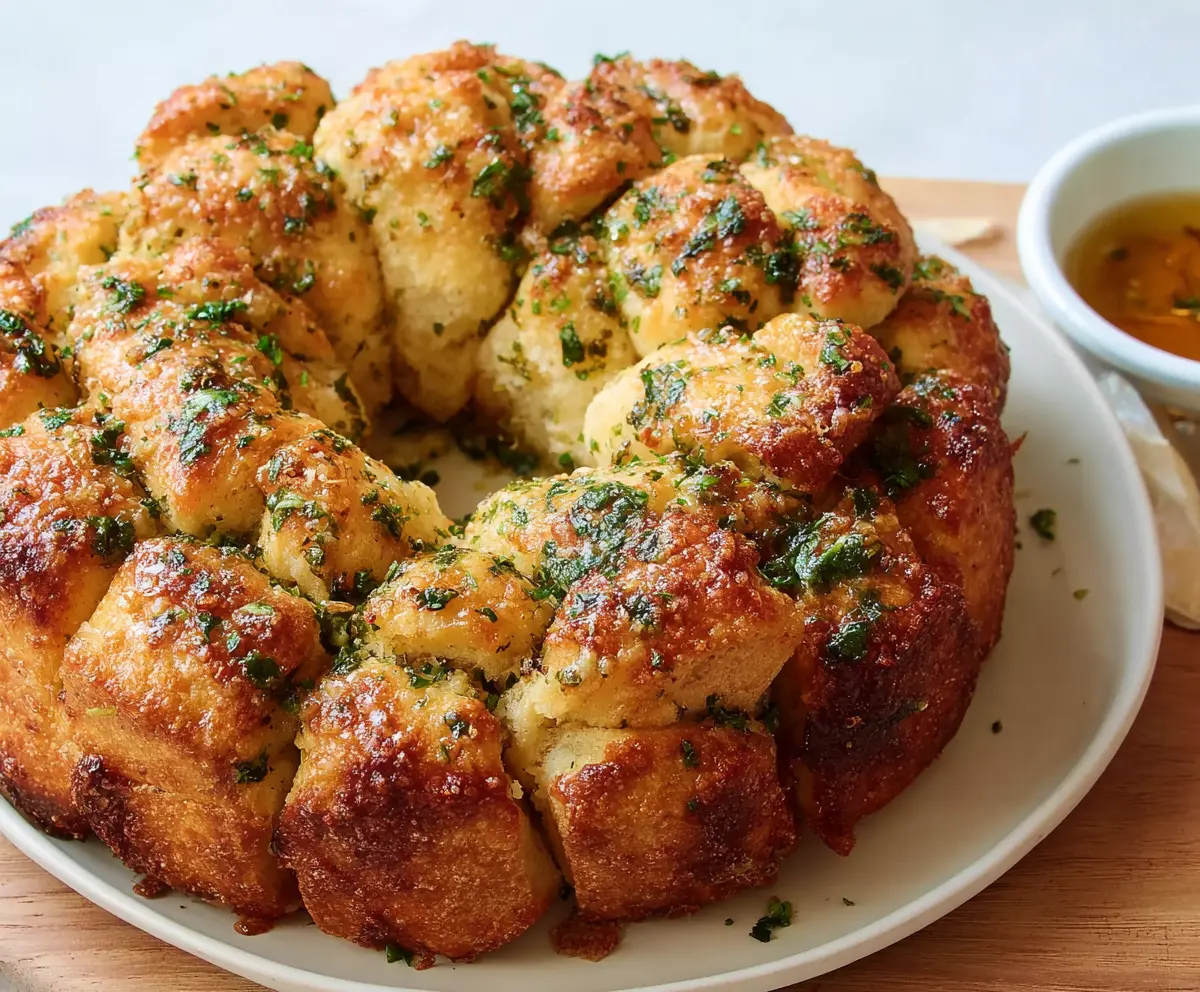 Garlic Parmesan Monkey Bread Recipe