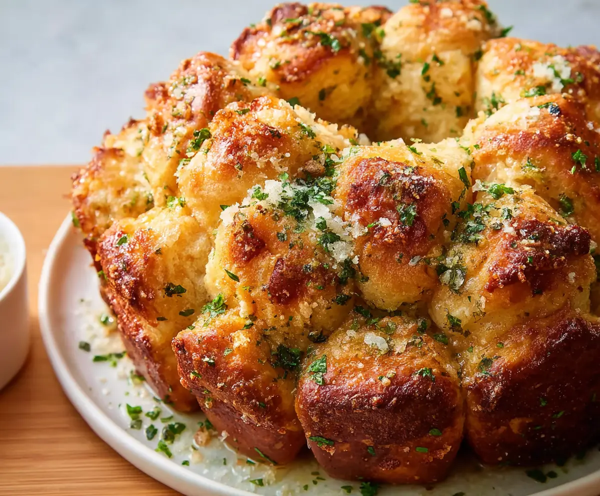 Garlic Parmesan Monkey Bread Recipe