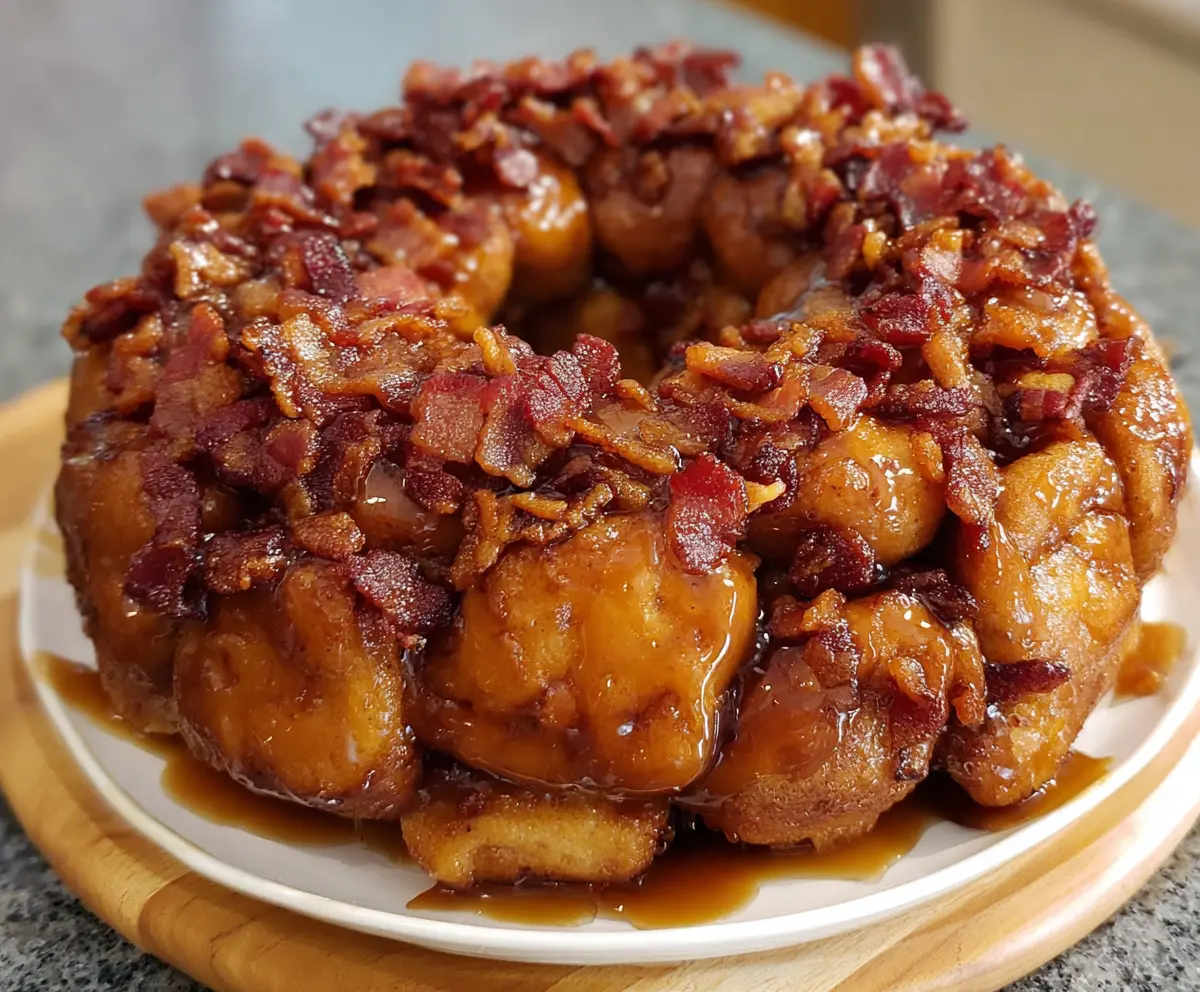Maple Bacon Monkey Bread Recipe