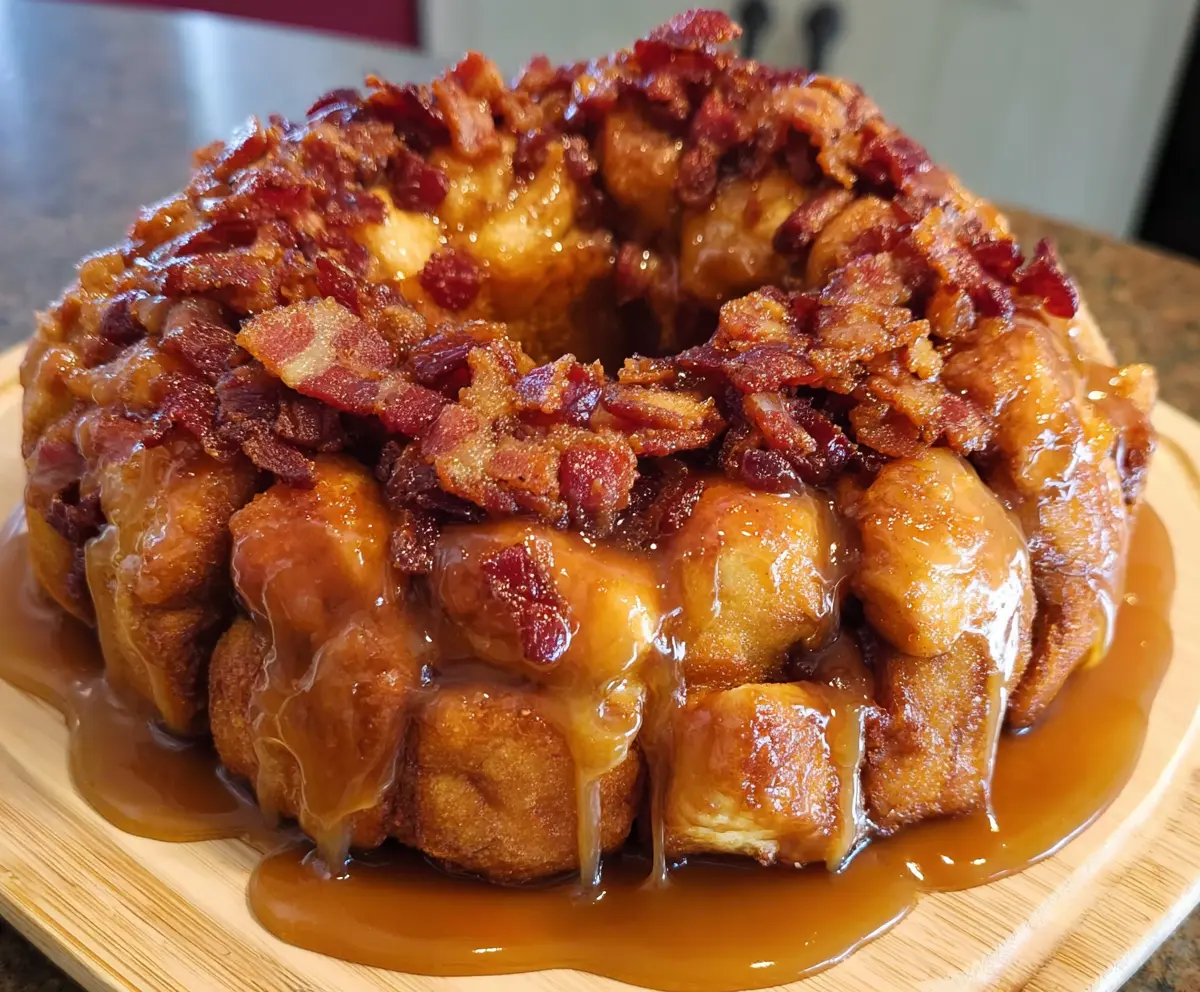 Maple Bacon Monkey Bread Recipe