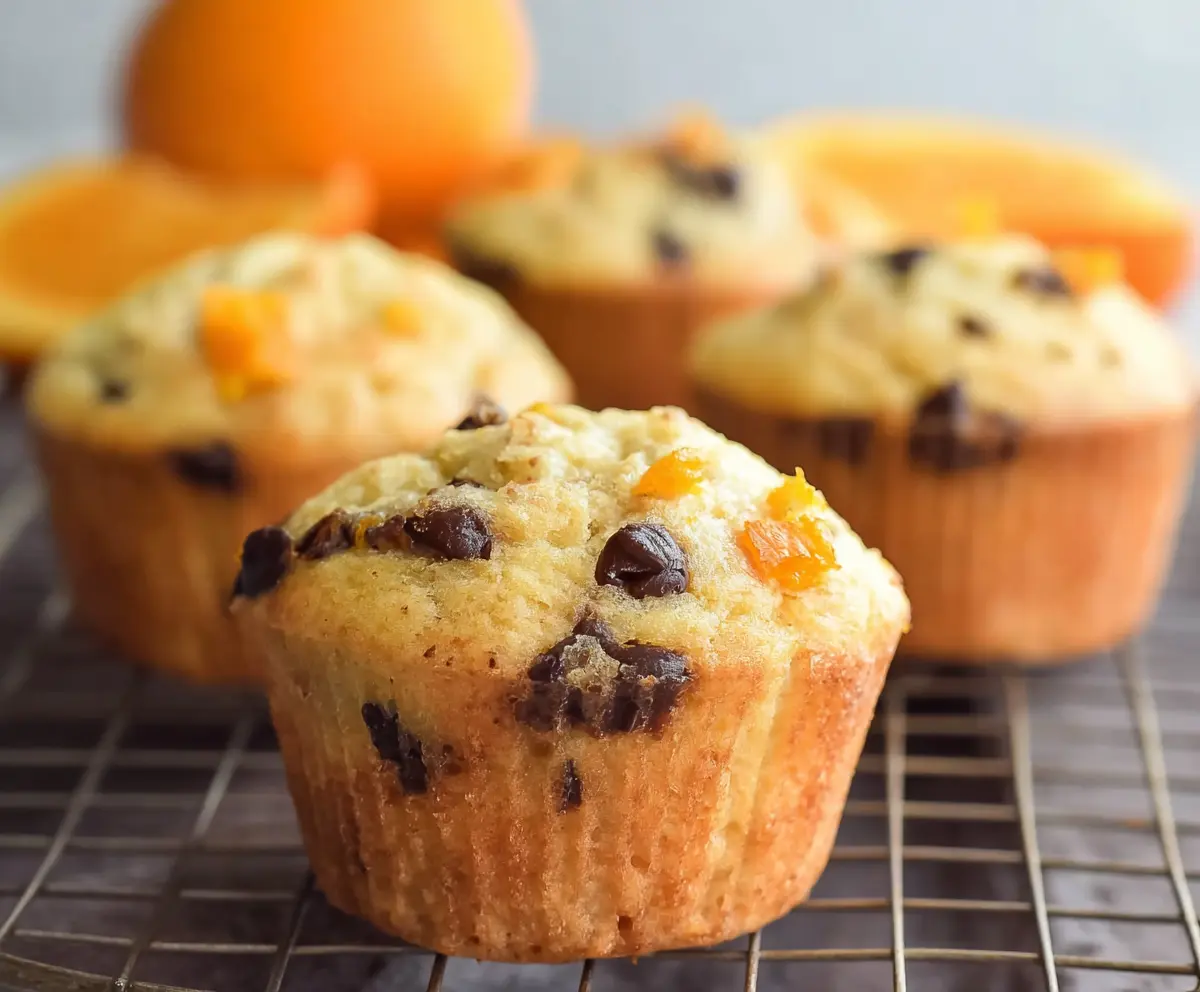 Easy Orange Chocolate Chip Muffins