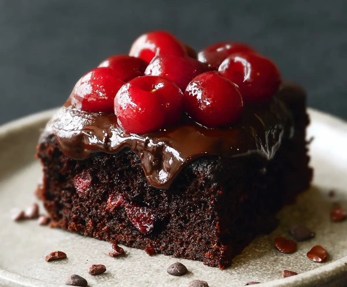 Easy Chocolate Cherry Cake Recipe