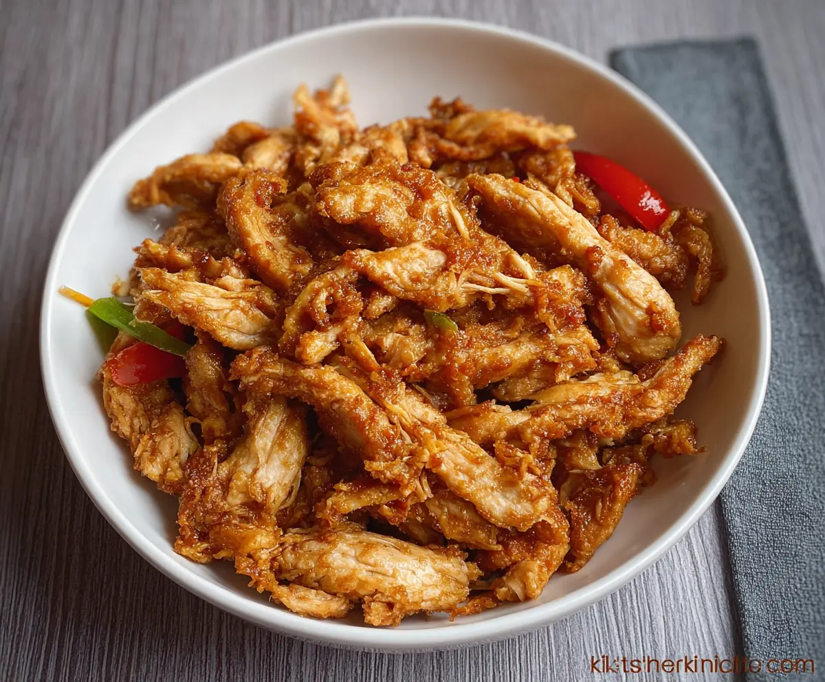 Crispy Shredded Chicken Recipe