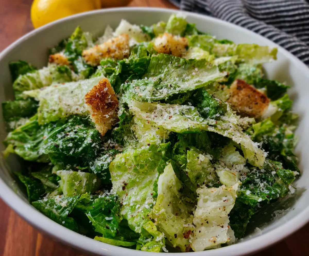 Crunchy Lemon Parmesan Salad Recipe