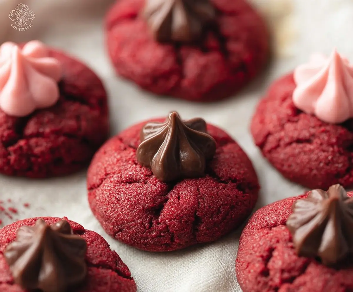 Red Velvet Blossom Cookies Recipe